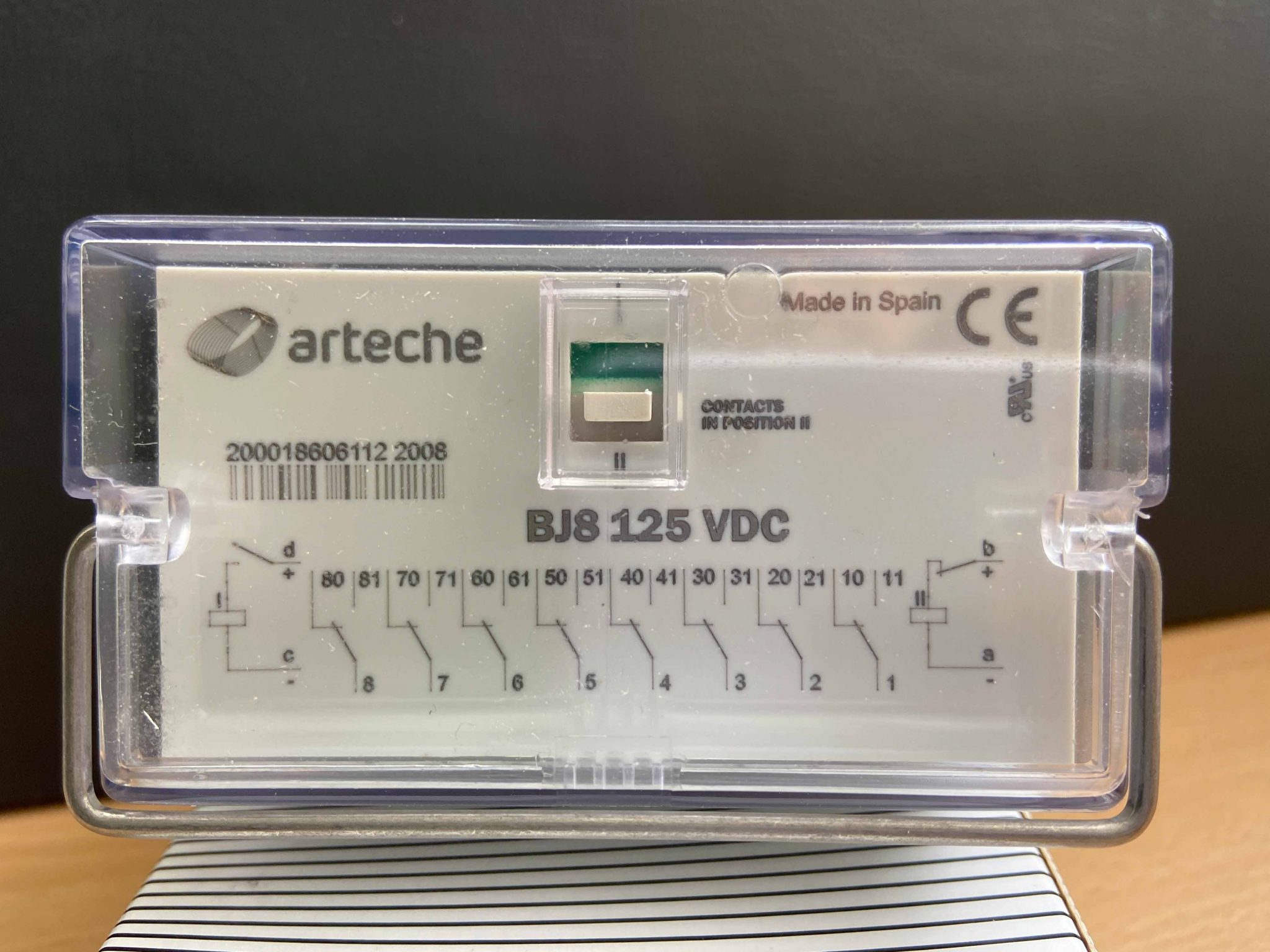 BJ-8R-125VDC - ElectroTek S.A.